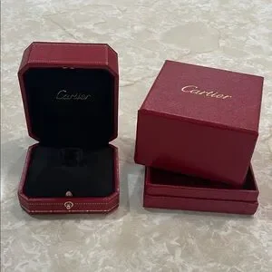 Cartier | Jewelry | Cartier Authentic Red Jewelry Ring Box | Poshmark